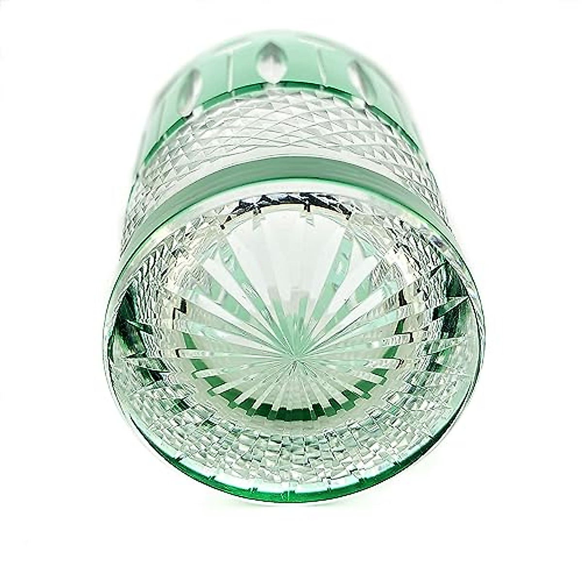 Edo Style Hand Cut Crystal Glass Cup Large Capacity in10 Oz Glassware with Luxury Gift Box, Suitable for Cold Water Glasses for For Soda, Juice, Milk, Coke, Beer, Spirits Daily Use