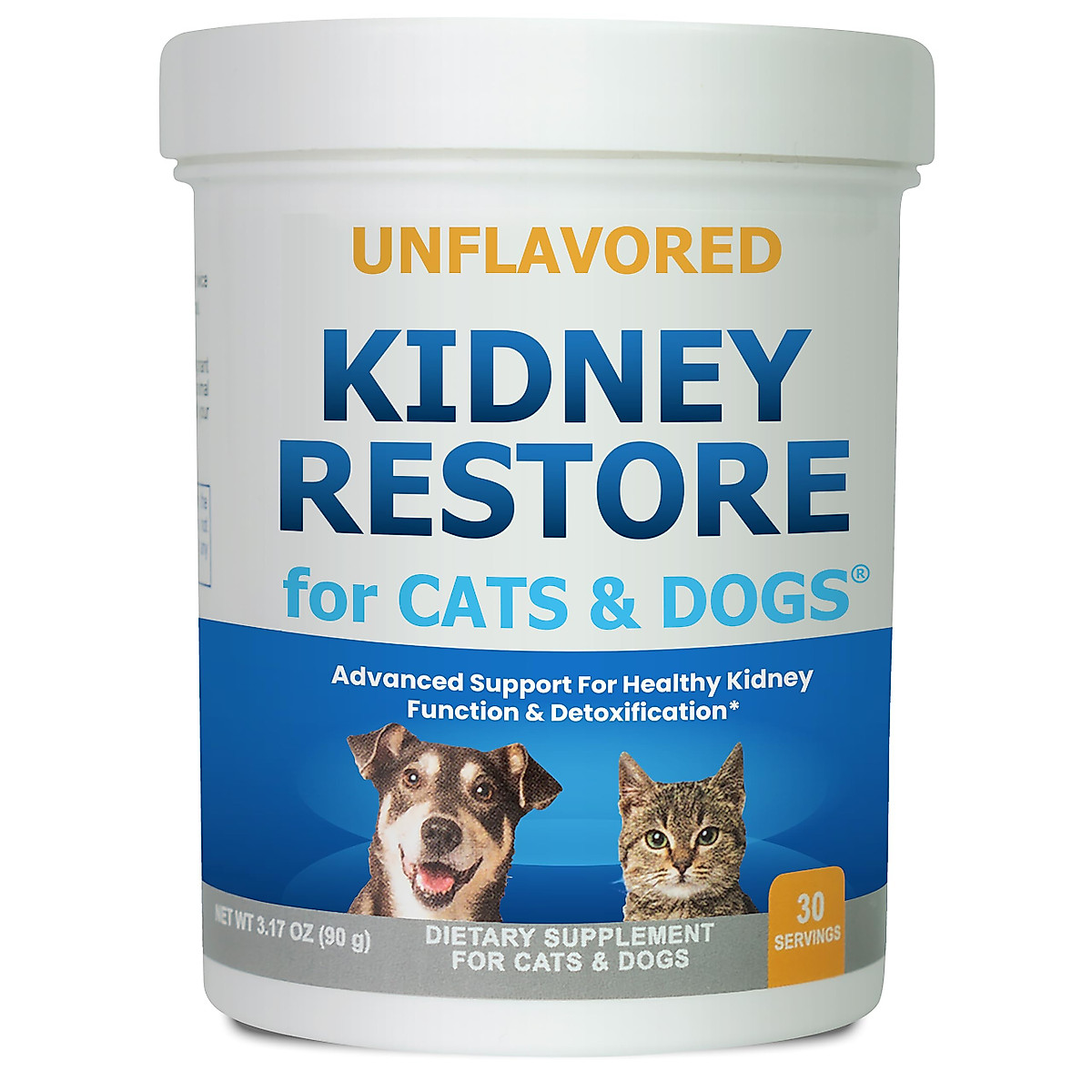 Kidney Restore Cats & Dogs Unflavored for Supporting Normal Kidney Function, Creatinine, Pet Renal Kidney Health Supplement Felines Canines