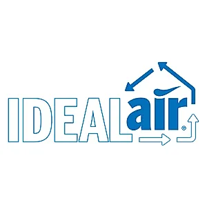 Ideal-Air Dehumidifier 60 Pint - Up to 120 Pints Per Day, White