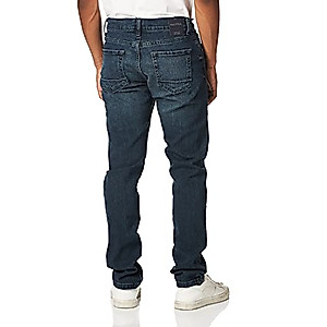 Nautica Men's 5 Pocket Slim Fit Stretch Jean, Smokey Blue Wash, 30W 30L