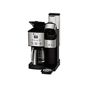 Cuisinart SS-15 Maker Coffee Center 12-Cup Coffeemaker and Single-Serve Brewer, Silver (Renewed)