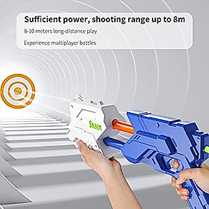 SNAEN Water Blaster with 2.5L High Capacity Backpack Tank Which has Adjustable Straps, Shooting for 30 feet, Space Weapon Toy for Summer Outdoor Activities Suitable for Boys and Girls 3 Years and Over