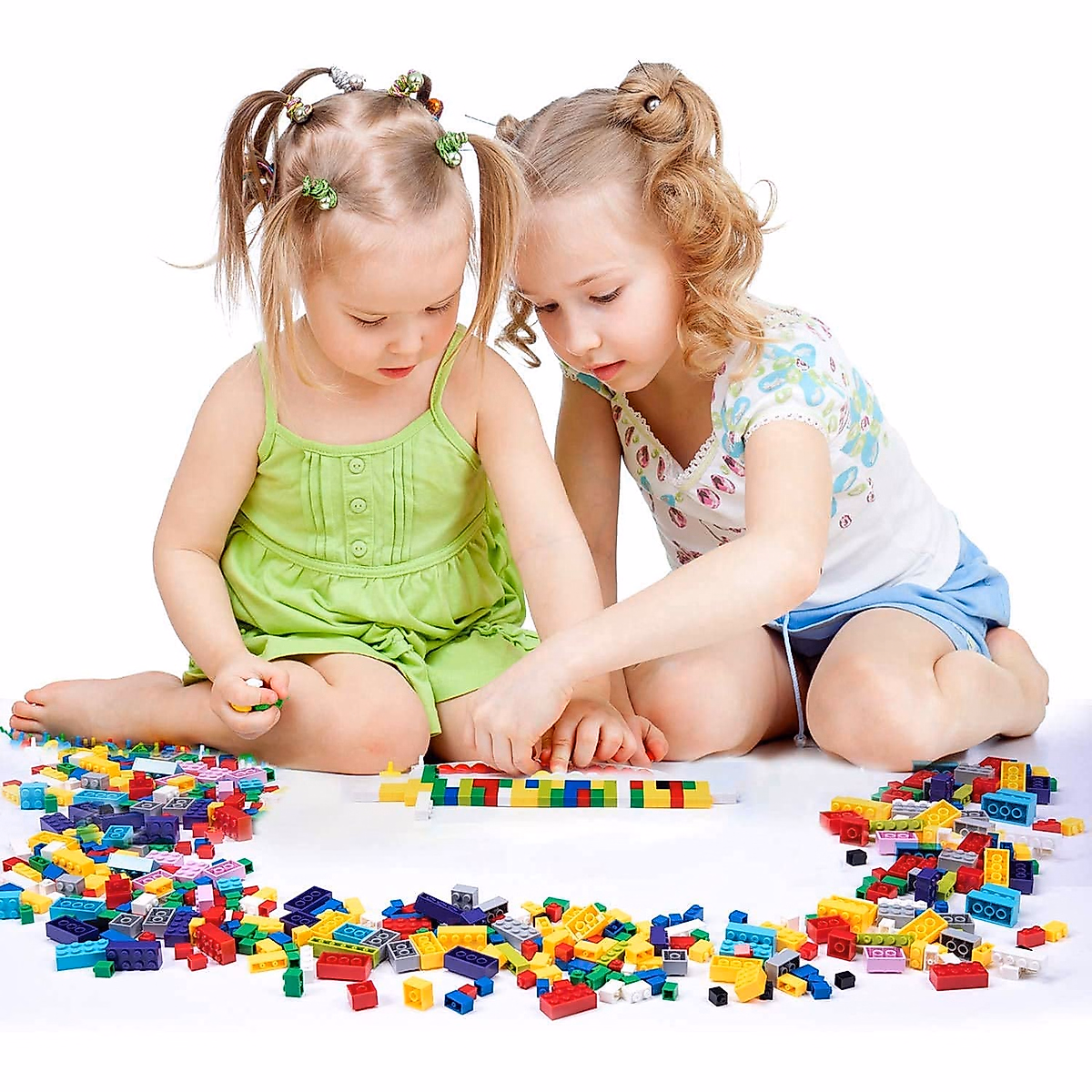 Building Bricks 1500 Pcs, Naivtu Building Blocks for Kids Ages 4-8, Bulk Toy Building Sets with Windows,Doors and Wheels, Classic Creative Bricks Compatible with All Major Brands