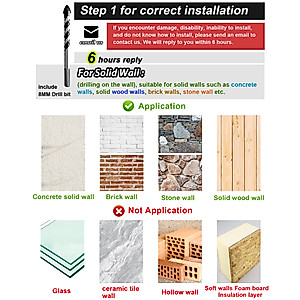 kenvc Wall Mounted Drying Rack, 31.5 "Wide, 13.2 Linear Ft, 5 Aluminum Rods, 40 lb Capacity, Space Saver Laundry Drying Rack Collapsible (Silvery Pole 31.5" Medium)