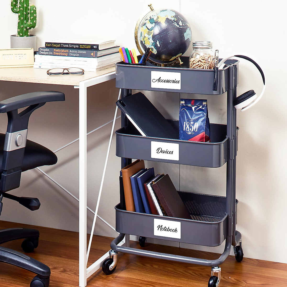 Avery Durable Removable Rectangle Labels with Sure Feed Technology, 2" x 3.5", Matte White Film, Water-Resistant, Print-to-The-Edge, Laser/Pigment-Based Inkjet Printable, 120 Removable Labels Total