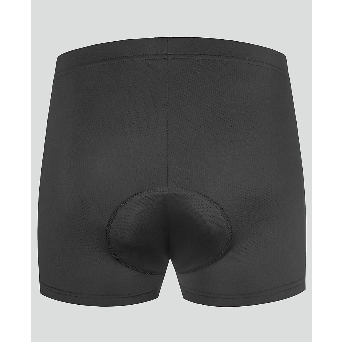 qualidyne Men's Cycling Underwear Shorts 4D Padded Bike Bicycle Undershorts MTB Liner Biking Underpants Black