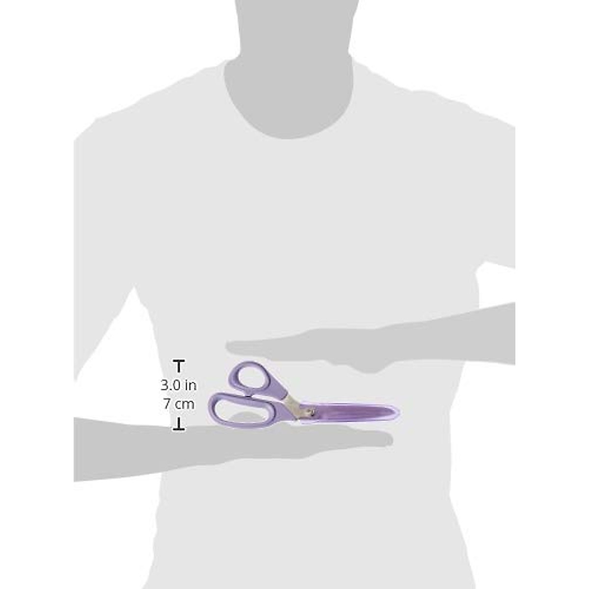 Kai 3210 8 1/4 Inch Serrated Blade Patchwork Scissor