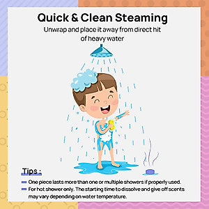 𝐎𝐑𝐆𝐀𝐍𝐈𝐂 Aromatherapy Shower Steamers - 12pc Variety Pack Pure Essential Oil Bombs - Self Care, Nasal Relief, Relaxation, Pampering Vapor Shower Tablets for Home Spa, Gifts for Men, Women, Moms