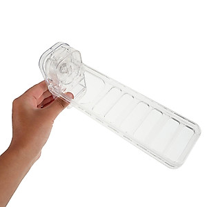 Amosfun Foldable Wall-Mounted Drying Rack with Suction Cup for Travel Dorms and Laundry Rooms No Drilling Drying Rack Clear