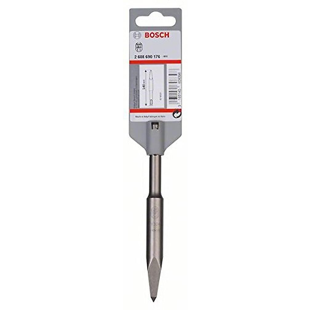 Bosch 2608690176 Pointed Chisel with Sds-Plus 5.51In