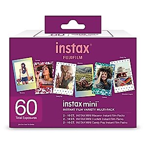Fujifilm Instax Mini Variety Film Value Pack 60 Count