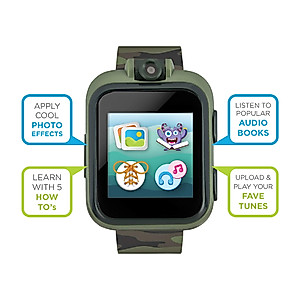 PlayZoom 2 Kids Smartwatch & Headphones - Video Camera Selfies STEM Learning Educational Fun Games, MP3 Music Player Audio Books Touch Screen Sports Digital Watch Gift for Kids Toddlers Boys Girls