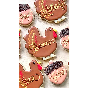 Thanksgiving Turkey Cookie Cutter, 3.75" Made in USA by Ann Clark