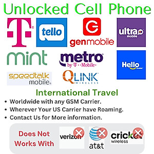 NUU A15 Cell Phone 4GB + 128GB, Unlocked for Mint, Metro, T-Mobile, Qlink and More, Perfect for Teenagers, Dual SIM 4G, Octa-Core Helio G36 2.2GHz 6.5" HD+, Android 13, Purple, US Warranty