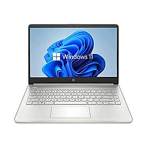 Newest HP 14" Flagship Laptop, Windows 11 OS, AMD Dual-Core Processor Up to 2.60 GHz, 4GB RAM, 64GB SSD, Webcam, Silver (Renewed)