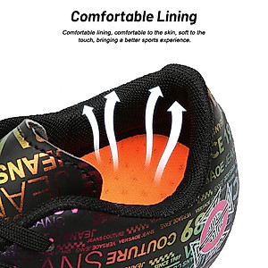 KAINASHI Women's Track and Field Shoes Breathable Athletics Sprint Spikes Light Training Sneakers Lace Up Professional Running Nail Spikes Shoes