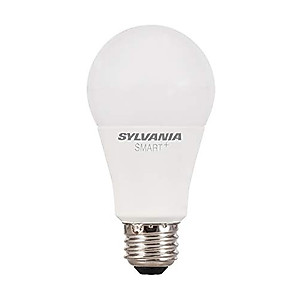 SYLVANIA SMART+ Bluetooth Soft White A19 LED Bulb, Compatible with Alexa, Apple HomeKit and Google Assistant, 1 pack