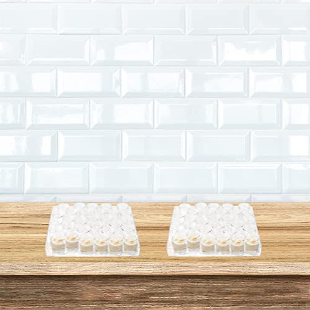 ZEONHEI 4 Pack 30 Jars Embroidery Diamond Painting Storage Containers, Clear Rhinestone Storage Containers with Lids and Stickers, Bead Storage Containers Glitter Organizers for Diamond Art Supplies