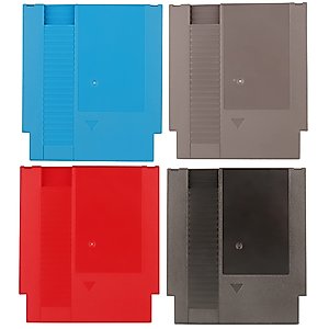 Ninthseason 4 Pcs/Set NES Cartridge Shell Replacement Hard Case for Nintendo NES Game Card Plastic