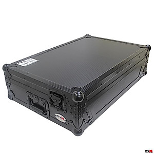 ProX Flight Case for Pioneer DDJ-1000 & DDJ-1000 SRT Digital Controller with Durable Rubber Wheels - Black on Black Design - XS-DDJ1000-WBL