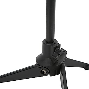 AUHX Mini Table Adjustable Mic Stand, Plastic Durable Detachable Portable Table Adjustable Mic Stand Practical for Conferences
