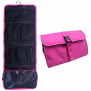 Relavel Travel Hanging Toiletry Bag for Women Men Large Capacity Makeup Bag Waterproof Cosmetic Storage Organizer Case for Bathroom Shower Small