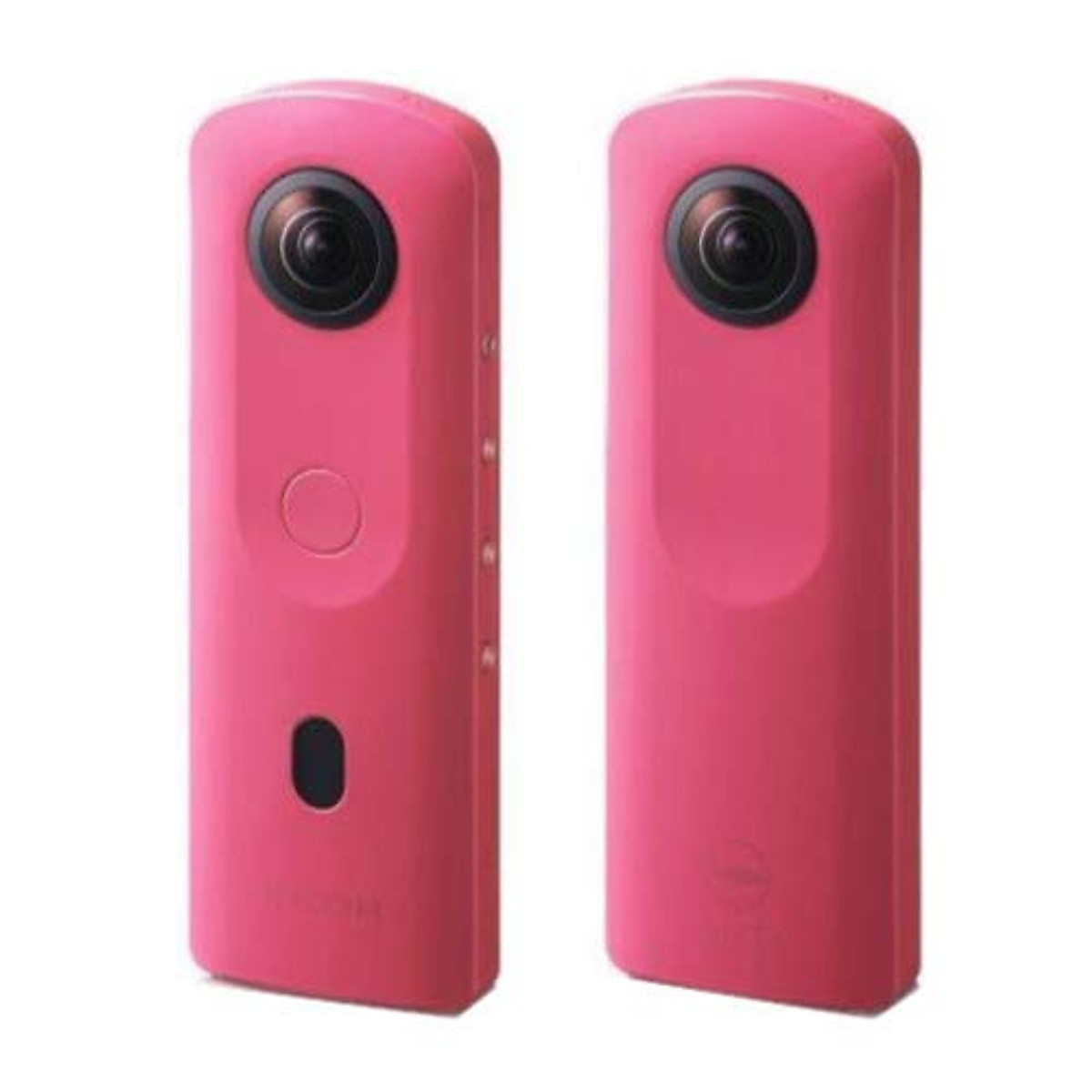 Ricoh THETA SC2 PINK 360°Camera 4K Video with image stabilization High image quality High-speed data transfer Beautiful portrait shooting with face detection Thin & Lightweight For iPhone, Android