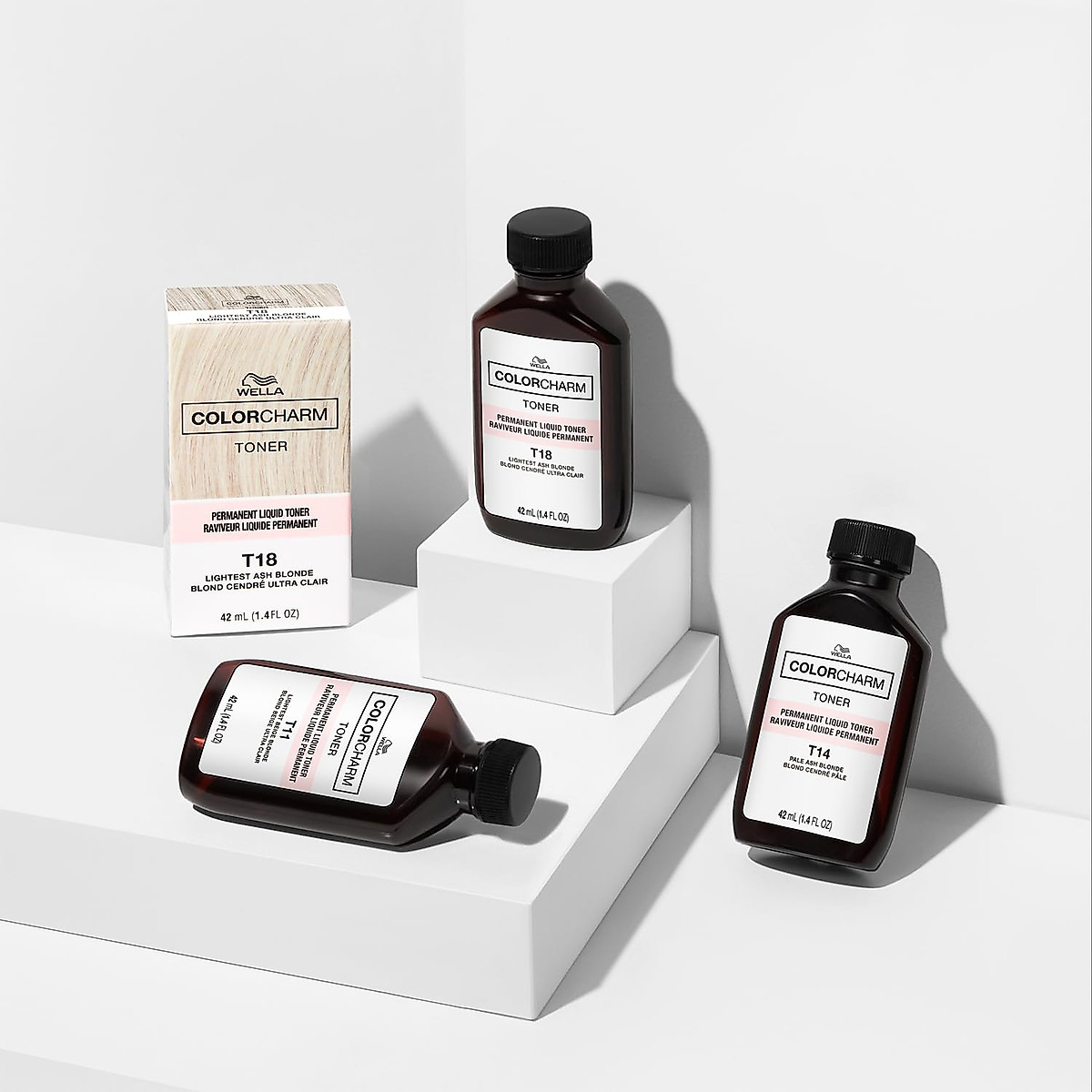 COLORCHARM Permanent Liquid Toners| Neutralize Brass| Free of Parabens| Vegan| T35 Beige Blonde| 1.4 Fl Oz