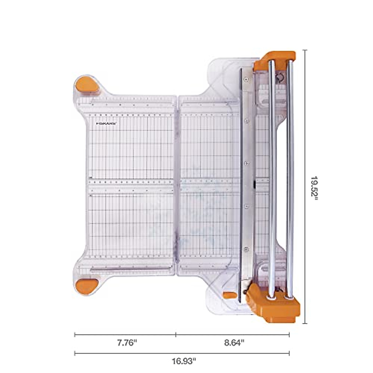Fiskars Procision Rotary Bypass Trimmer, Orange 12 Inch