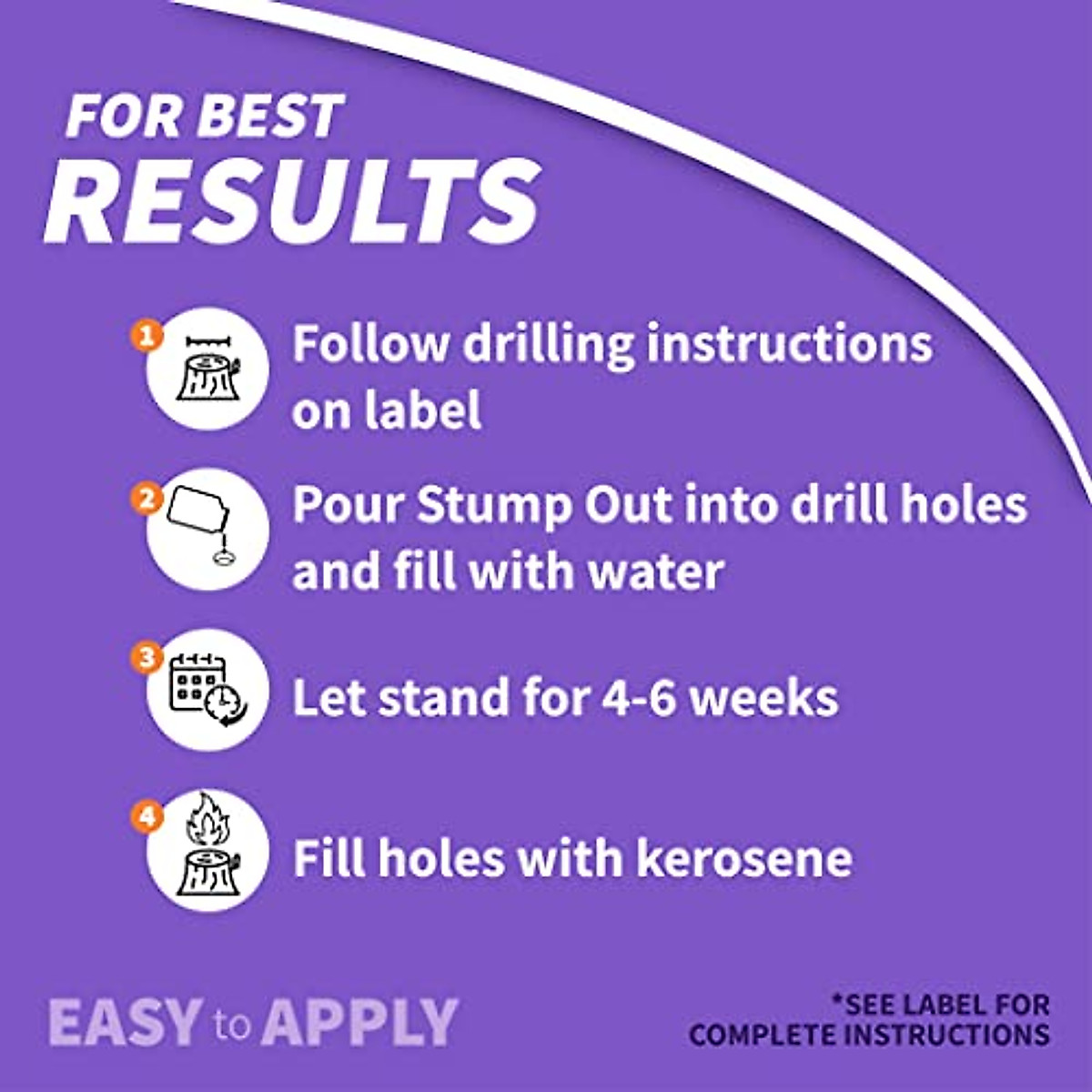 Bonide Stump-Out Granules, Do-it-Yourself At Home Stump Removal Pellets, 1 lb. Fast-Acting Formula for Outdoor Use