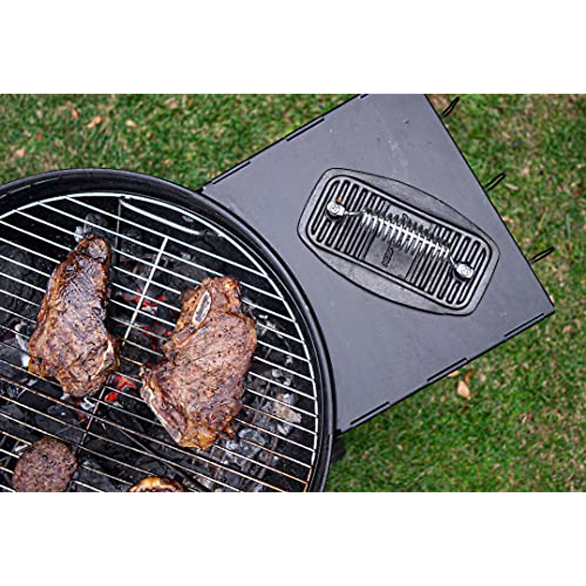 BBQ Dragon Cast Iron Barbecue Press, BBQ Grill Press, Grill Accessories, Griddle Weight, Meat Press, Best for Removing Unwanted Fat, Paninis & Sandwiches, Hamburgers and Steaks