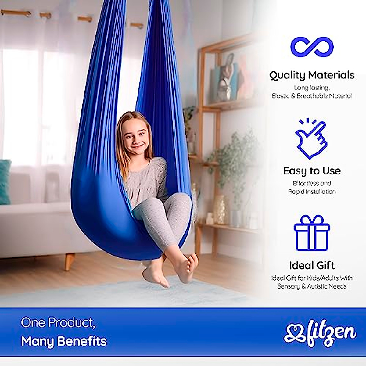 FITZEN Sensory Swing: Indoor Therapy Swing for All Ages