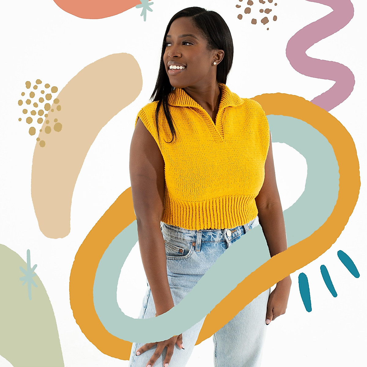 Lion Brand Yarn Feels Like Butta Soft Yarn for Crocheting and Knitting, Velvety, 1-Pack, Charcoal