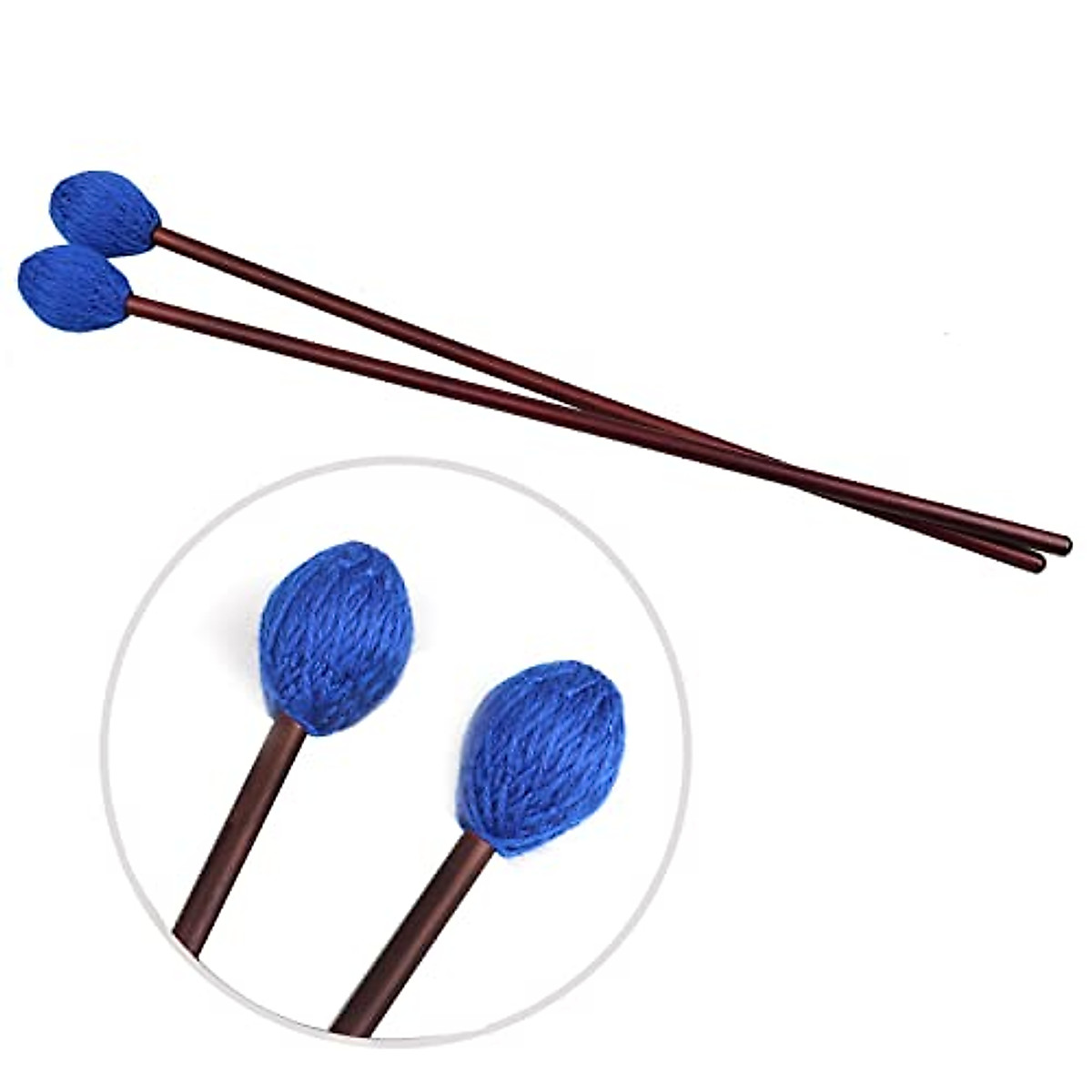 Mr.Power Marimba Mallets Wood Handle Yarn Head (Soft)