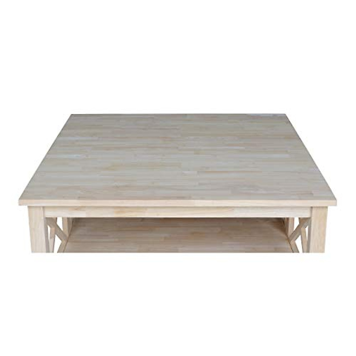 International Concepts Hampton Square Coffee Table, Unfinished
