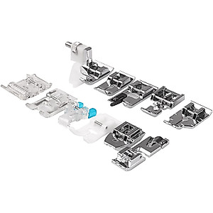 YOFAN 11 pcs Sewing Machine Presser Feet Set，Multifunction Presser Foot Parts Accessories for Brother, Babylock, Singer, Janome, Kenmore (11-Pack #2)
