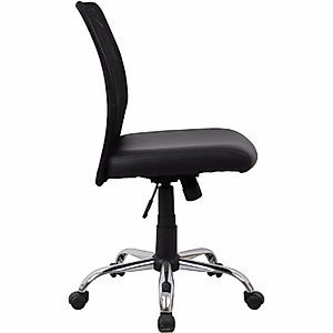 KJNSMesh Back Task Chair with Mid Back, Black Home-Office-Desk-Chairs Gaming Chair Office Chair Gaming Desk Computer Chair High Chair Home Office Desk Chairs Office Chairs Home Office Office fu