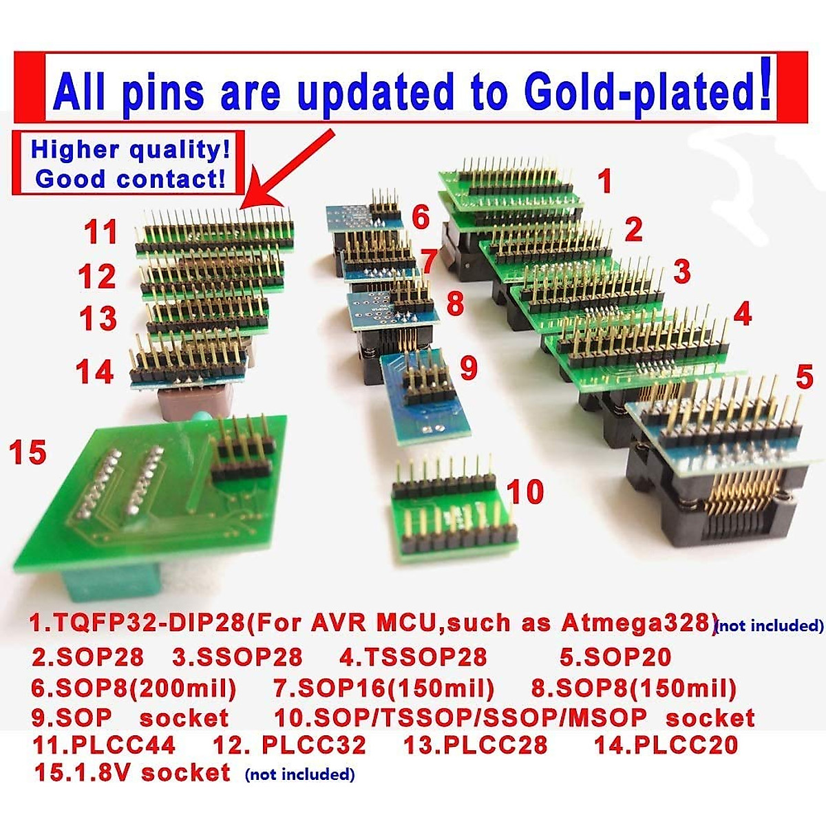 Xgecu TL866II Plus Upgraded Xgecu T48 Programmer 19 Adapter Socket IC Tl866 Nand Nor Flash 24 93 25 Mcu Bios EPROM AVR Chip Eprom Programmer