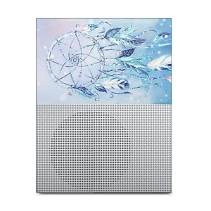 Head Case Designs Officially Licensed Simone Gatterwe Blue Dreamcatcher Art Mix Vinyl Sticker Gaming Skin Decal Cover Compatible With Xbox One S Console and Controller Bundle