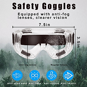 Respirator Mask, Half Face Cover Gas Mask with Safety Glasses Reusable Professional Breathing Protection, for Painting, Organic Vapor, Welding, Polishing, Woodworking and Other Work Protection