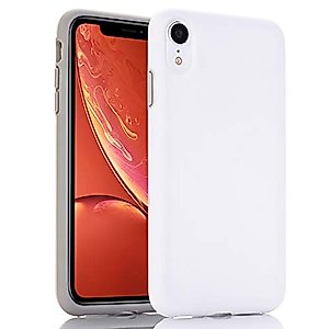 BAISRKE Case for iPhone XR, Hybrid Heavy Duty Protection Case Hard Plastic & Soft TPU Sturdy Shockproof Armor High Impact Resistant Cover for iPhone XR [White]