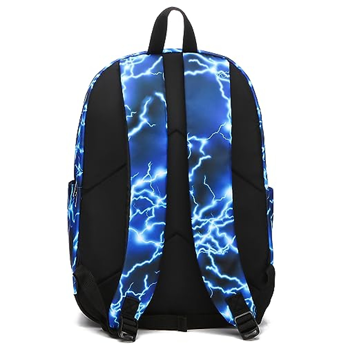 BLUEFAIRY Boys Backpack for Teens Kids Elementary Middle School Bags Child Bookbags Lightning Bookbag Laptop Teenagers Lightweight Travel Gifts Mochila para Niños17 Inch (Blue)