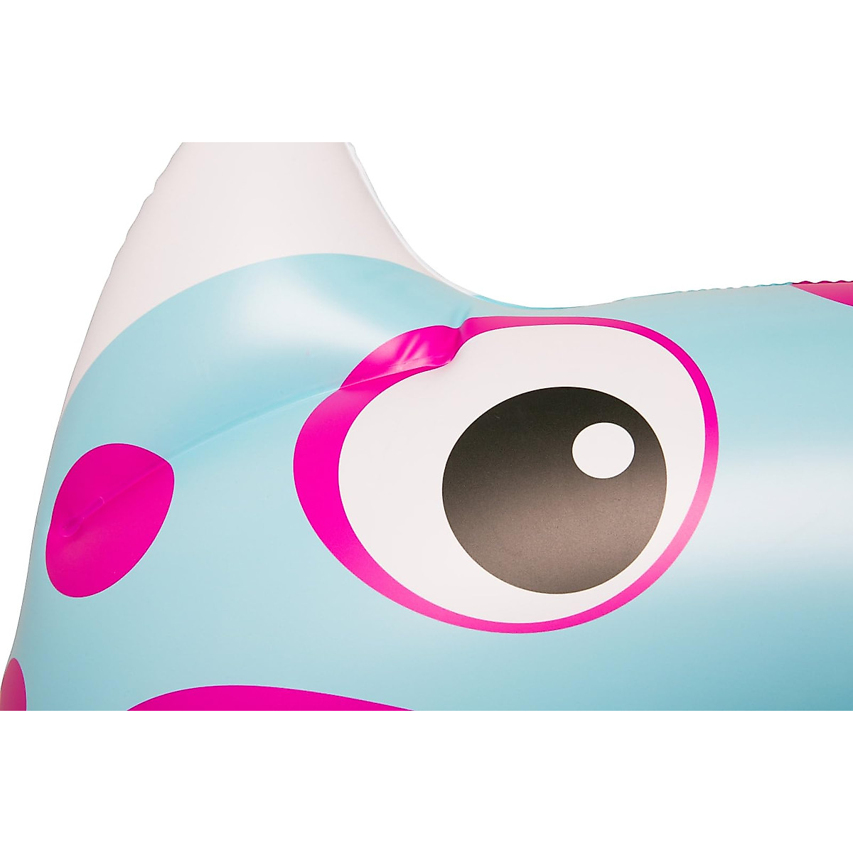 BigMouth Inc Large 48" Inflatable Snow Tube for Kids and Adults, Durable Winter Toy for Tubing & Sledding - Ice Monster