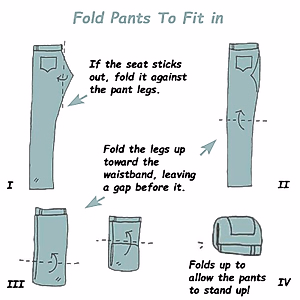 DINBLEX Wardrobe Clothes Organizer 3 Pack, Drawer Organizers For Clothing, Pants Organizer, Clothes Organizer For Folded Clothes, Drawer Organizer Clothes For Jeans(2x7Grids Jeans + 1x7Grids Legging)