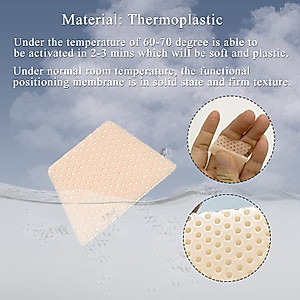 CHOYTONG Thermoplastic Nasal Splints - Nose External Support Protector for Nose Brace Fracture, Rhinoplasty Septoplasty Surgery, ENT, Orthopedic Immobilization,5 PCS (M)