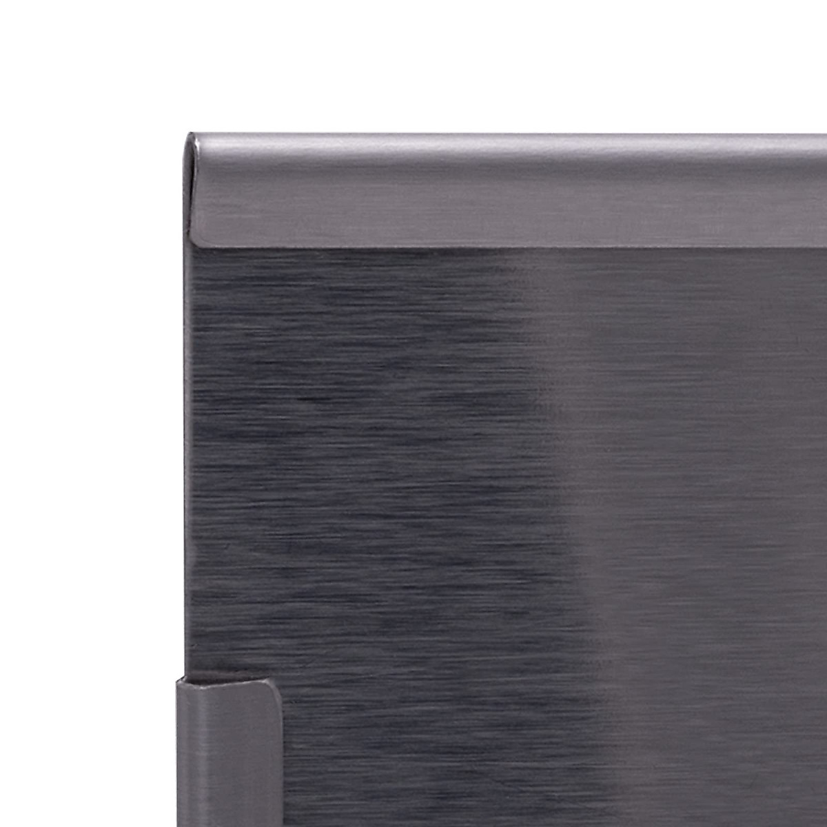 Stainless Steel Backsplash, 30" X 23.25" with Hemmed Edges