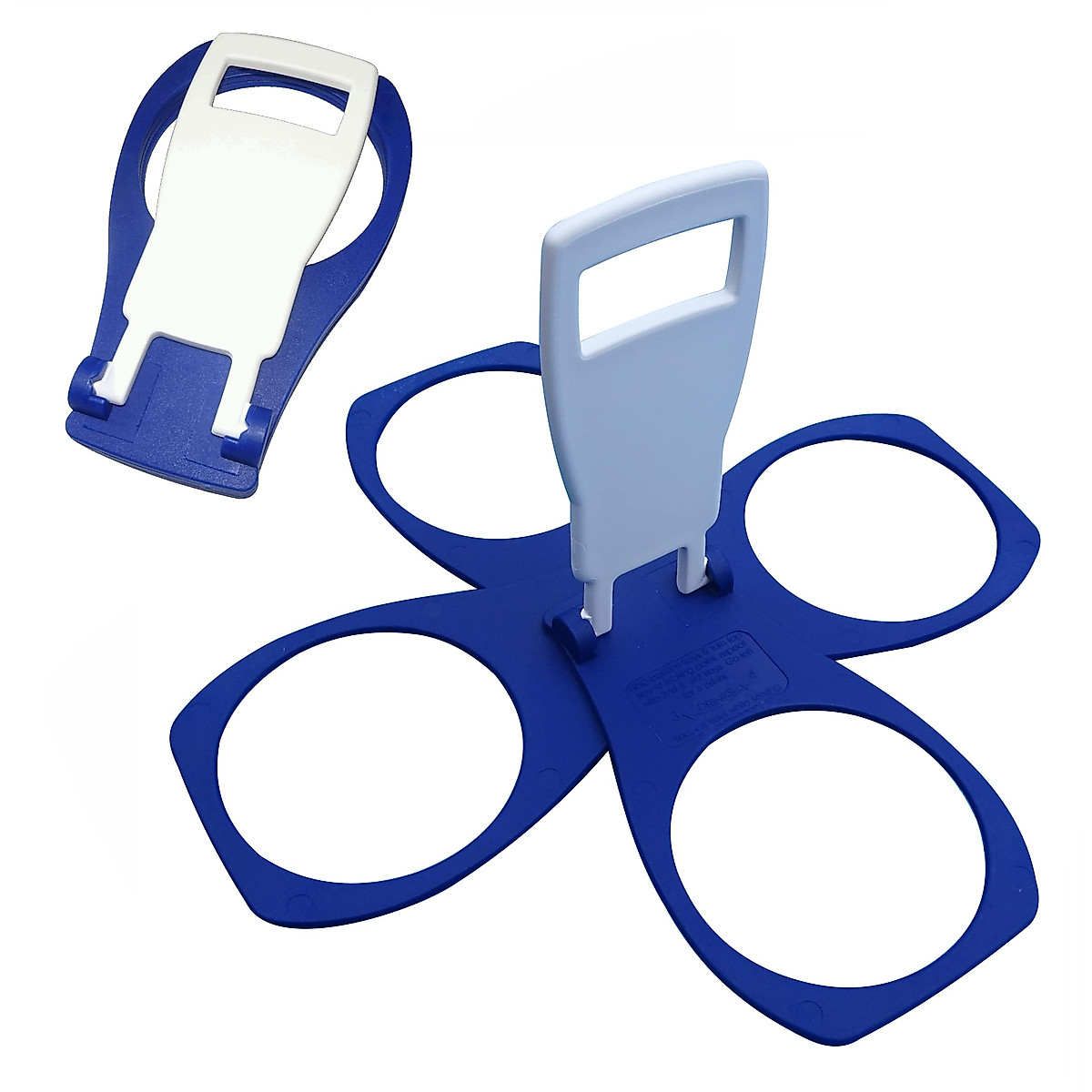 CarryAround Fold Away Cup Carrier/Caddy [Made in UK] Take-Out Coffee Soft Drink Pint Beer Beverage Holder, Sturdy Reusable Pocket Size, Festival Sports Gigs - Easy & Safe - hot Drinks, 2,3,4 Cups