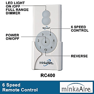 MINKA-AIRE F903L-ORB Artemis IV 64 Inch Ceiling Fan with LED Light and DC Motor in Oil Rubbed Bronze Finish