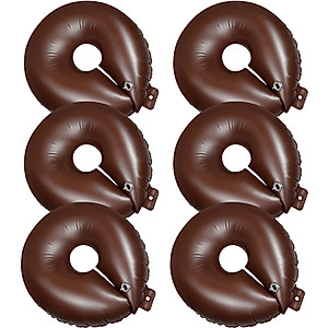 6 Pieces Tree Watering Ring Tree Watering Bag 15 Gallon 20 Gallon PVC Planting Water Bag Slow Release Drip Irrigation Ring Round Reusable Automatic Watering Bag for Trees Shrub Planting