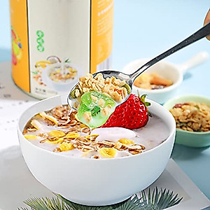 GlowSol 23 Ounces White Soup Bowls, White Cereal Bowls, Bowls Cereal Set of 6, Small Ceramic Bowl, Salad Bowls, White Porcelain Bowls, Deep Bowls, Deep Soup Bowls